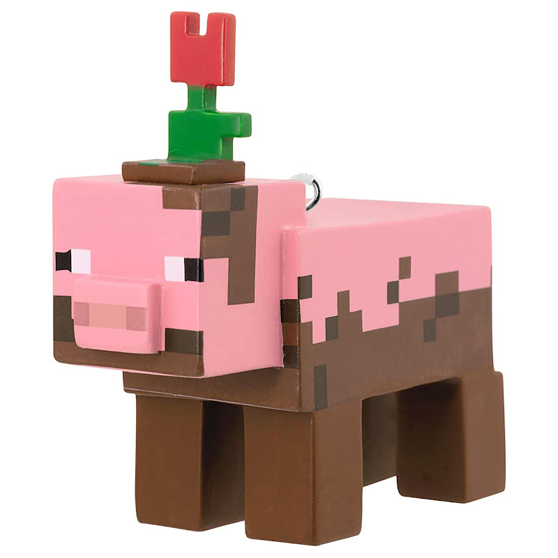Minecraft Pig Christmas Ornament 2020 Figure | Minecraft Merch