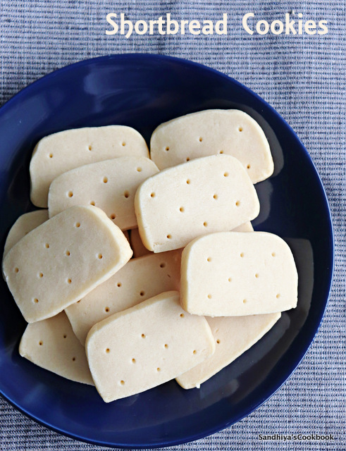 Sandhiya's Cookbook: Shortbread Cookies | Easy Cookie Recipe