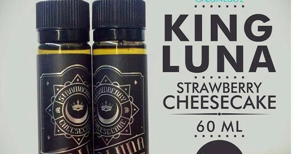 Liquid King Luna Strawberry Cheesecake By CreativeLabz - Toko Gratis Ongkir