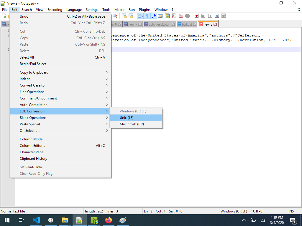 Tech Corner How To Fix The Bulk Request Must Be Terminated By A Newline N Issue On
