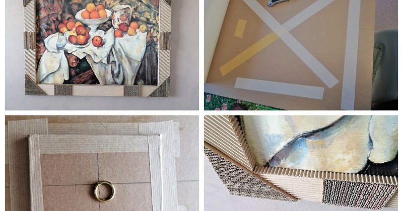 Cadre en Carton format XXL - Ma Maison est en Carton