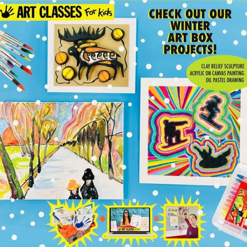 Winter Themed Art Project Boxes - The Mommy Factor