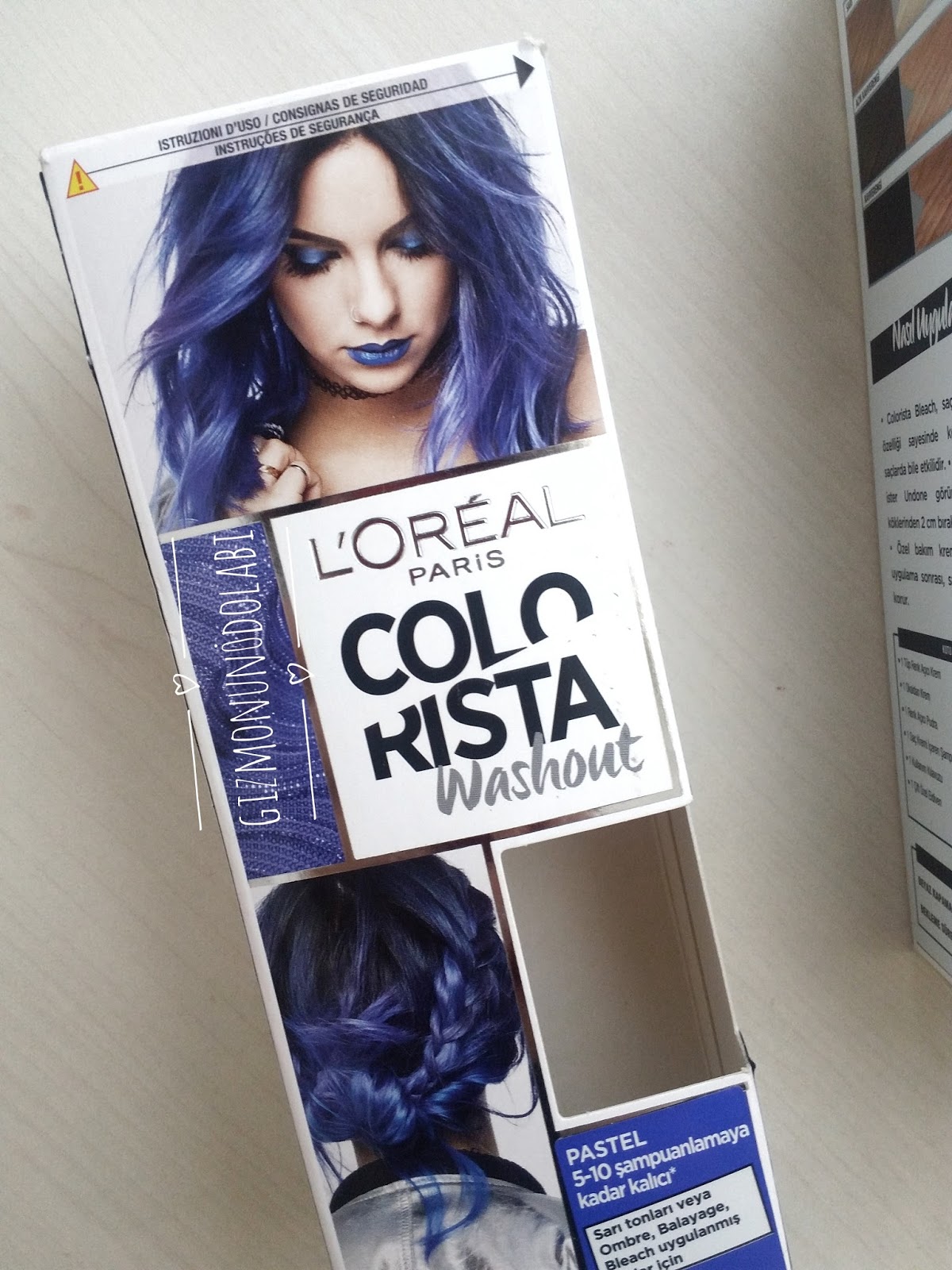 Gizmo'nun Dolabı: LOREAL COLORİSTA İNDİGO DENEDİM