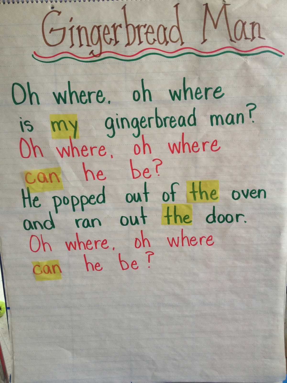 Gingerbread and Holiday Giveaway!!! - Mrs. Pauley's Kindergarten