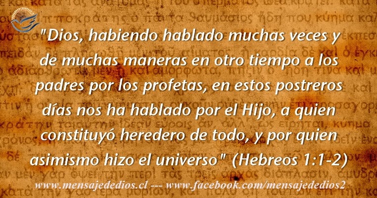 CITAS BIBLICAS - HEBREOS 1:1-2