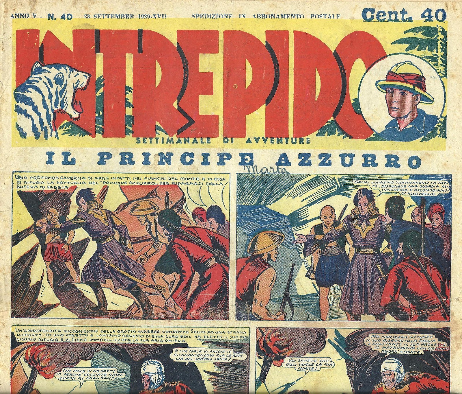 Adriano Maini: vecchi e nuovi racconti: Quando leggevo l'"intrepido"