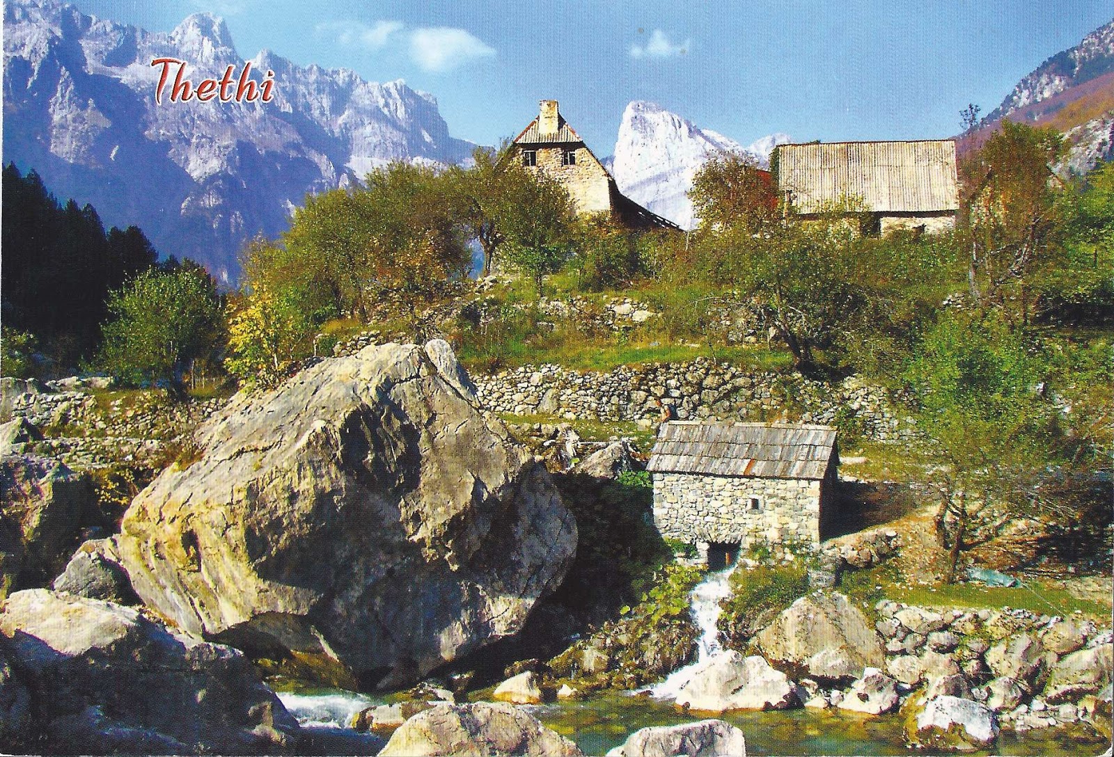 A Journey of Postcards: View from Thethi | Albania