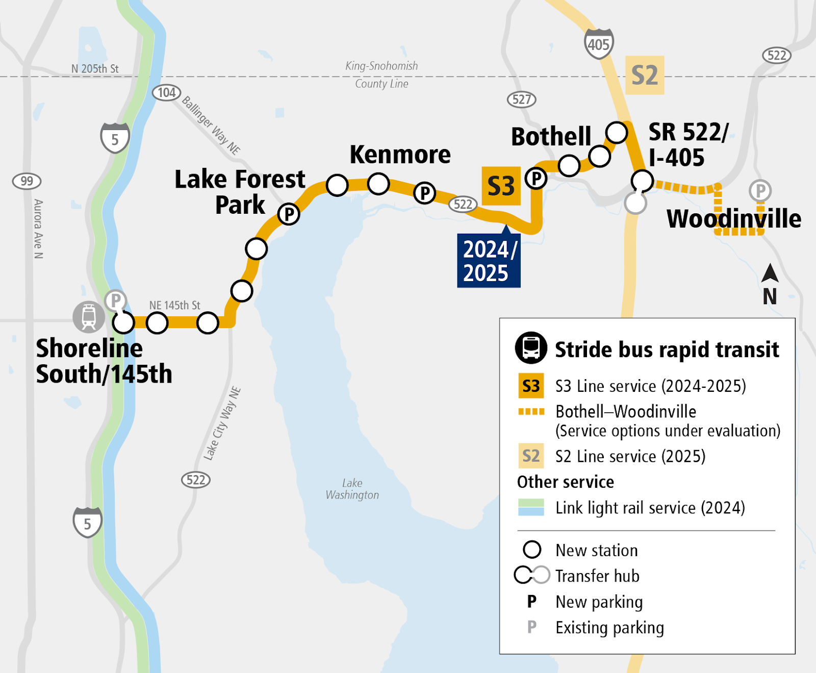 Shoreline Area News: Stride S3 Bus Rapid Transit is coming to north ...