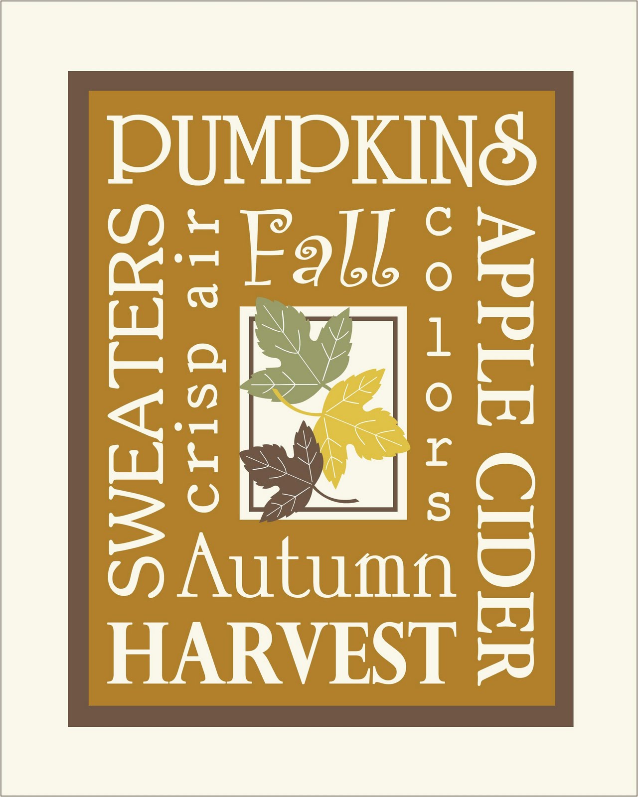 Today's Fabulous Finds: Fall Subway Art Prints