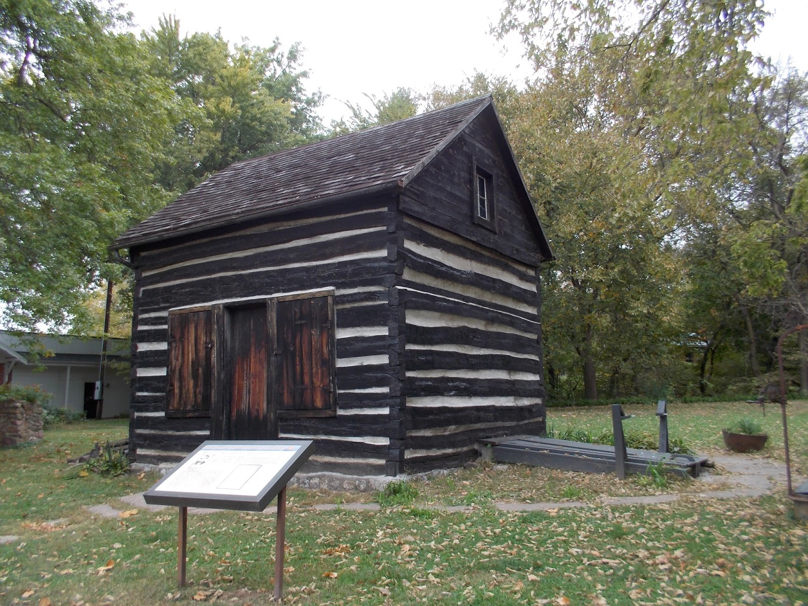 Travels & Wanderings: Mayhew Cabin & John Brown's Cave...Nebraska City ...