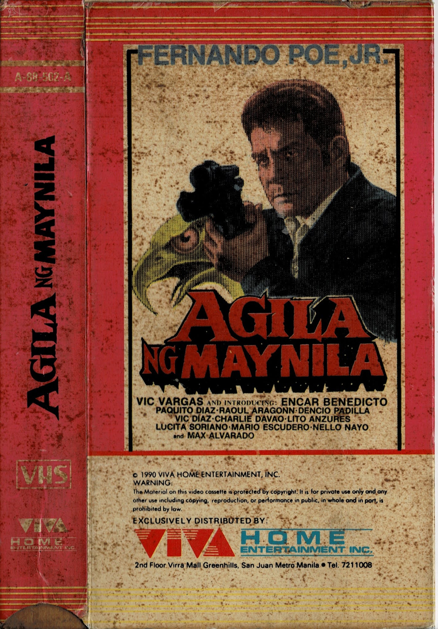 Different Collections: VHS Tape Collection - FERNANDO POE JR. (FPJ) MOVIES