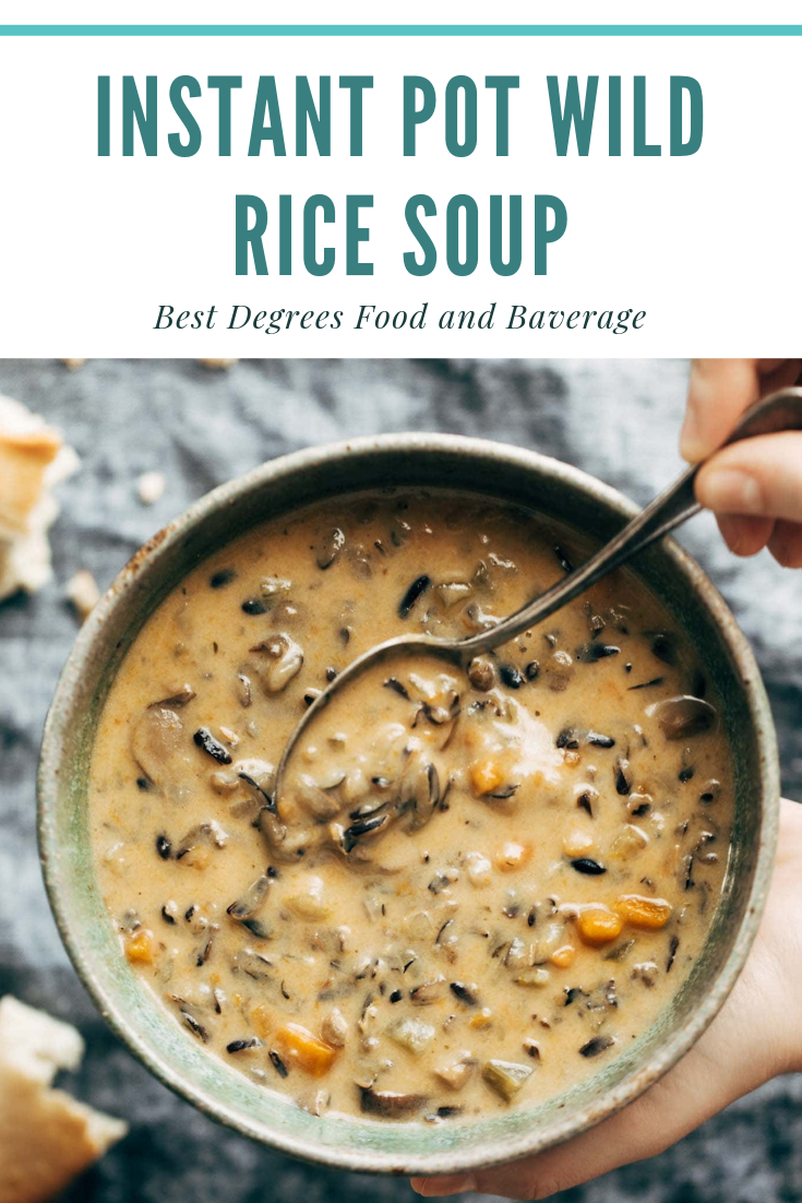 INSTANT POT WILD RICE SOUP #VEGAN #RICE - Raumah Kitchen