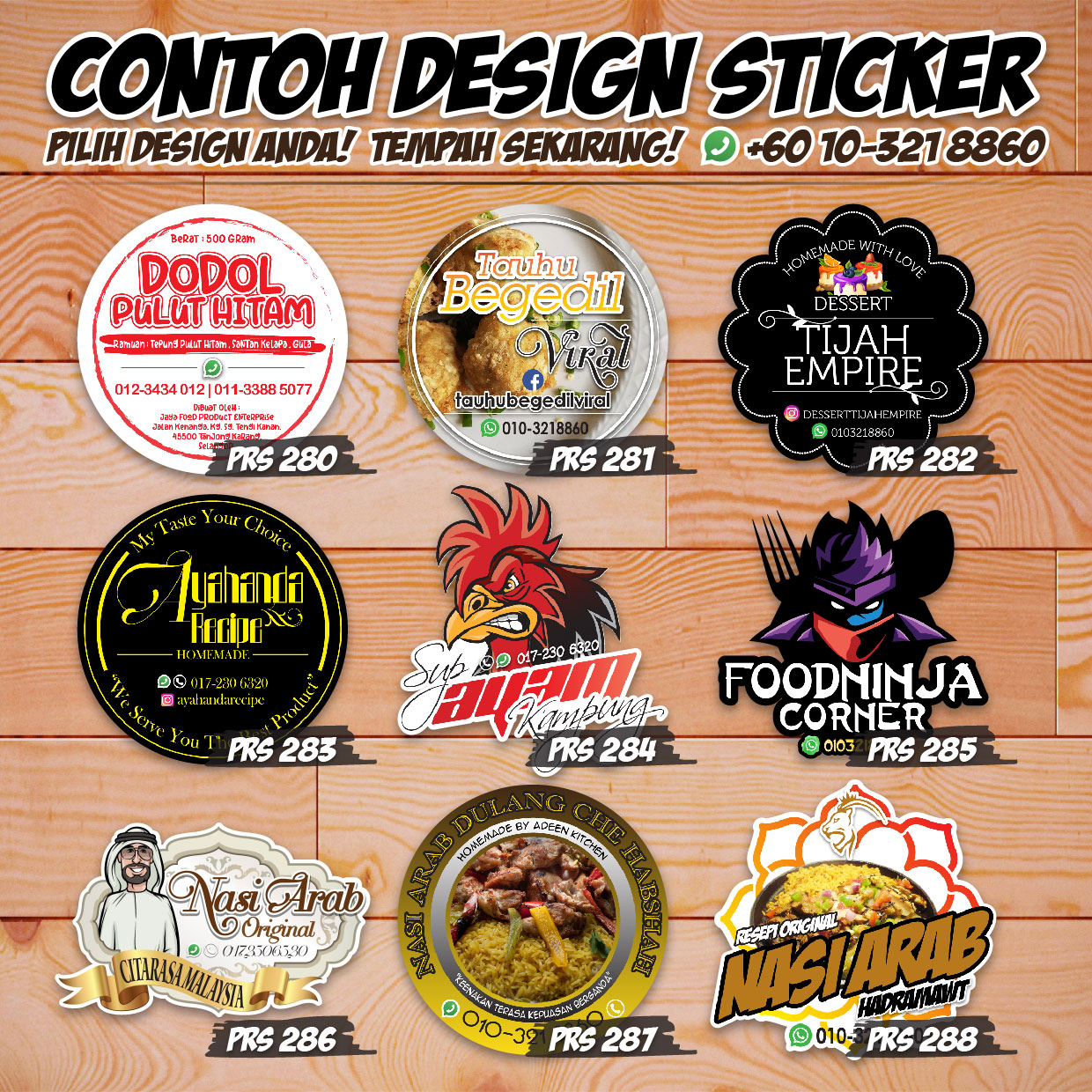 AZQA Label & Sticker: KOLEKSI LABEL STICKER PRODUK/ HOMEMADE