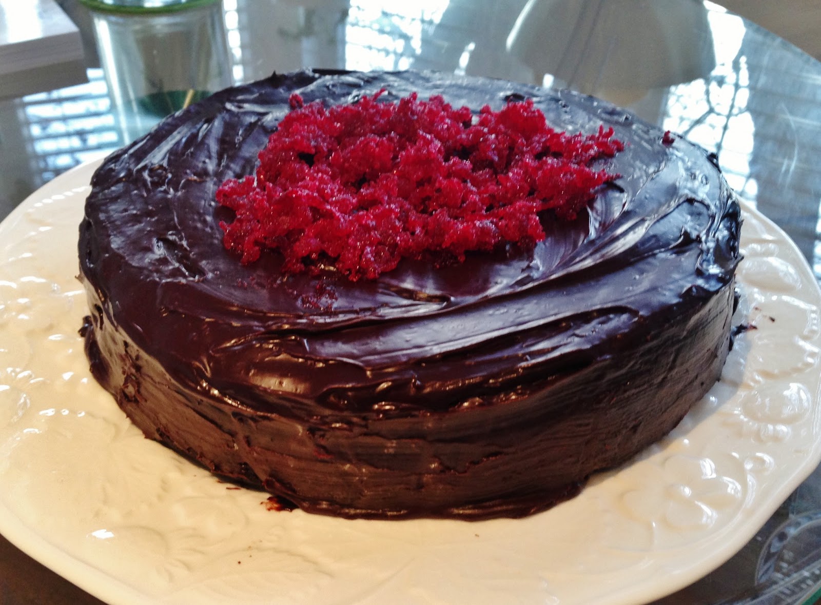 the Best Recipes: Chocolate Beetroot Cake with Candied Beetroot