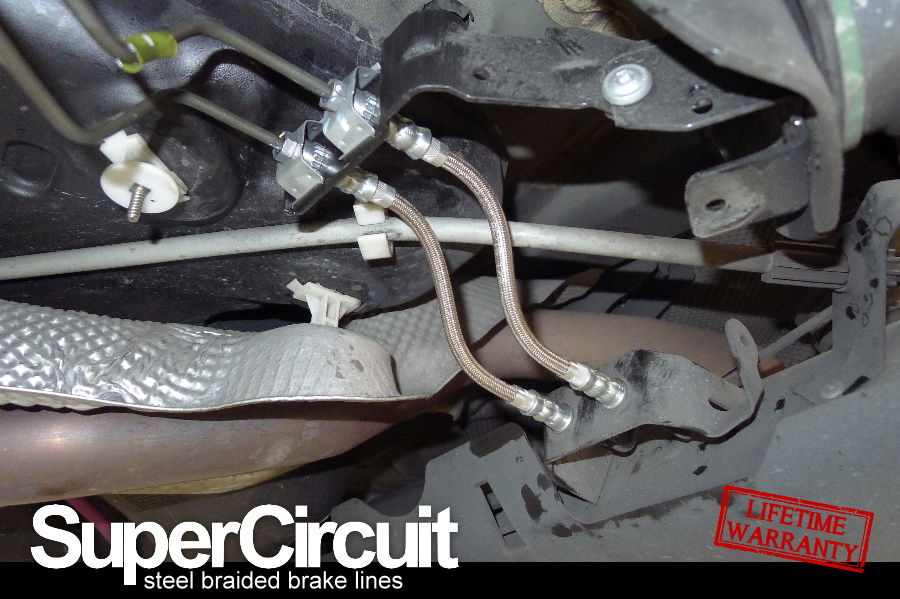 SUPERCIRCUIT Steel Braided Brake Lines: Renault Clio IV RS (200) EDC ...
