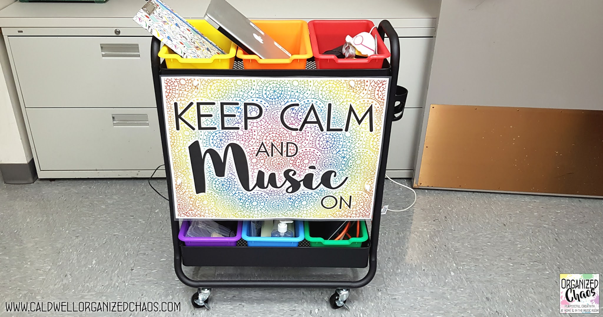 Music Teacher Cart 2020 | Organized Chaos