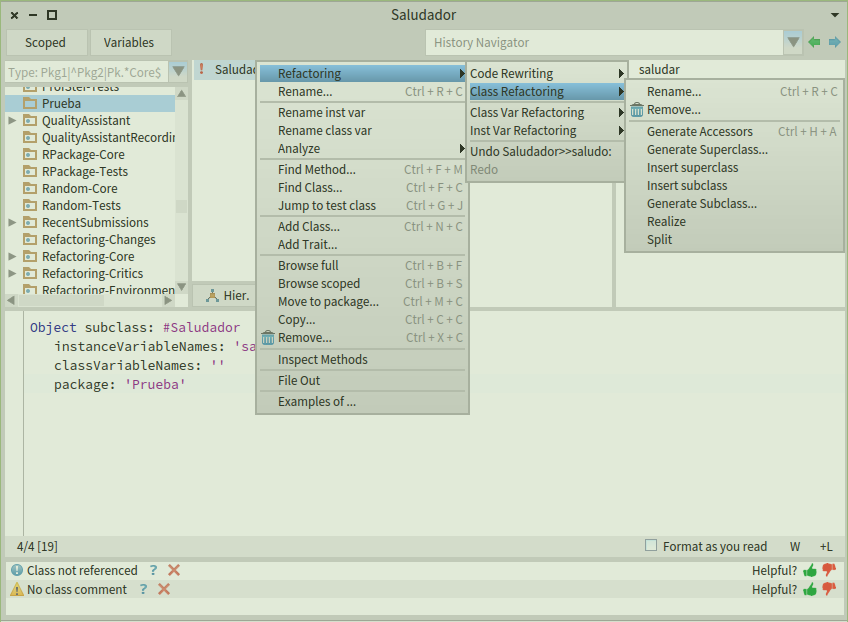 Emanuel Goette, alias Crespo: A desarrollar con Smalltalk!! 4