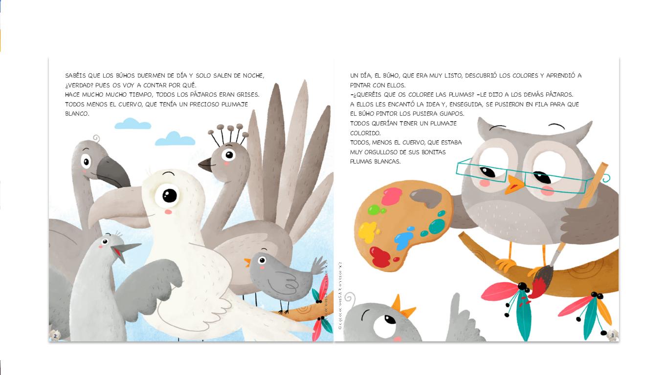 LECTURA DEL CUENTO: POR QUÉ EL BÚHO SOLO SALE DE NOCHE?