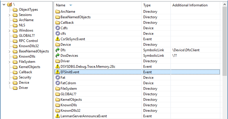 Winobjex64 - Windows Object Explorer 64-Bit - mederc