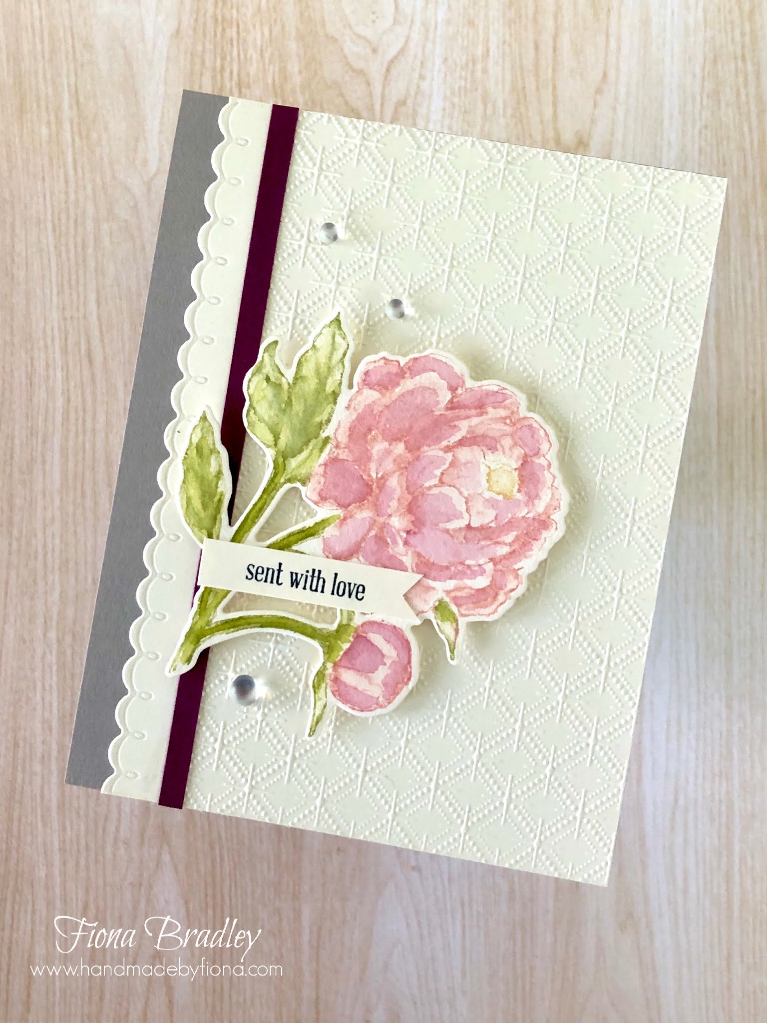 Sending Lovely Peonies - Tutorial - Handmade by Fiona
