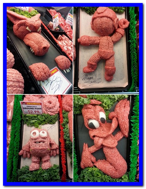 Chuck's Fun Page 2: Ground Meat Sculptures by Kieran Gormley (19 images)