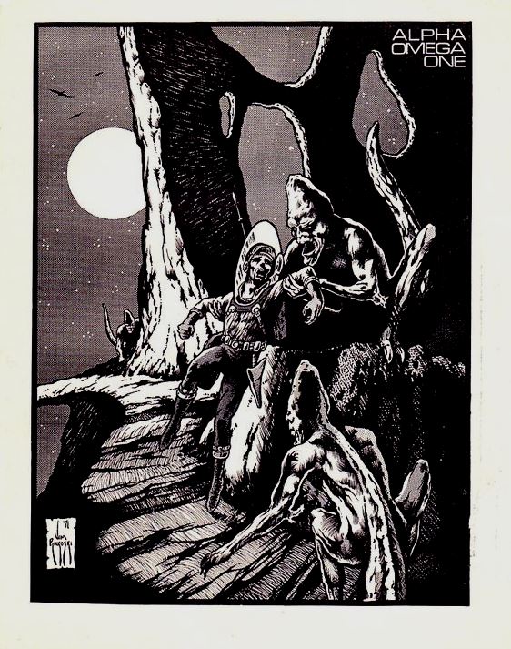 Cap'n's Comics: Alpha Omega One Cover by Jim Pinkowski