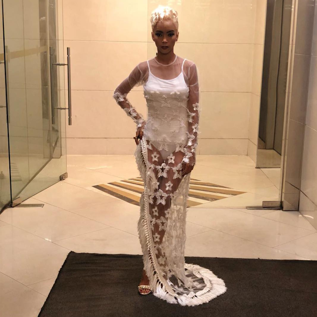 See the sheer dress TV host Sammy Walsh wore to Eloy awards