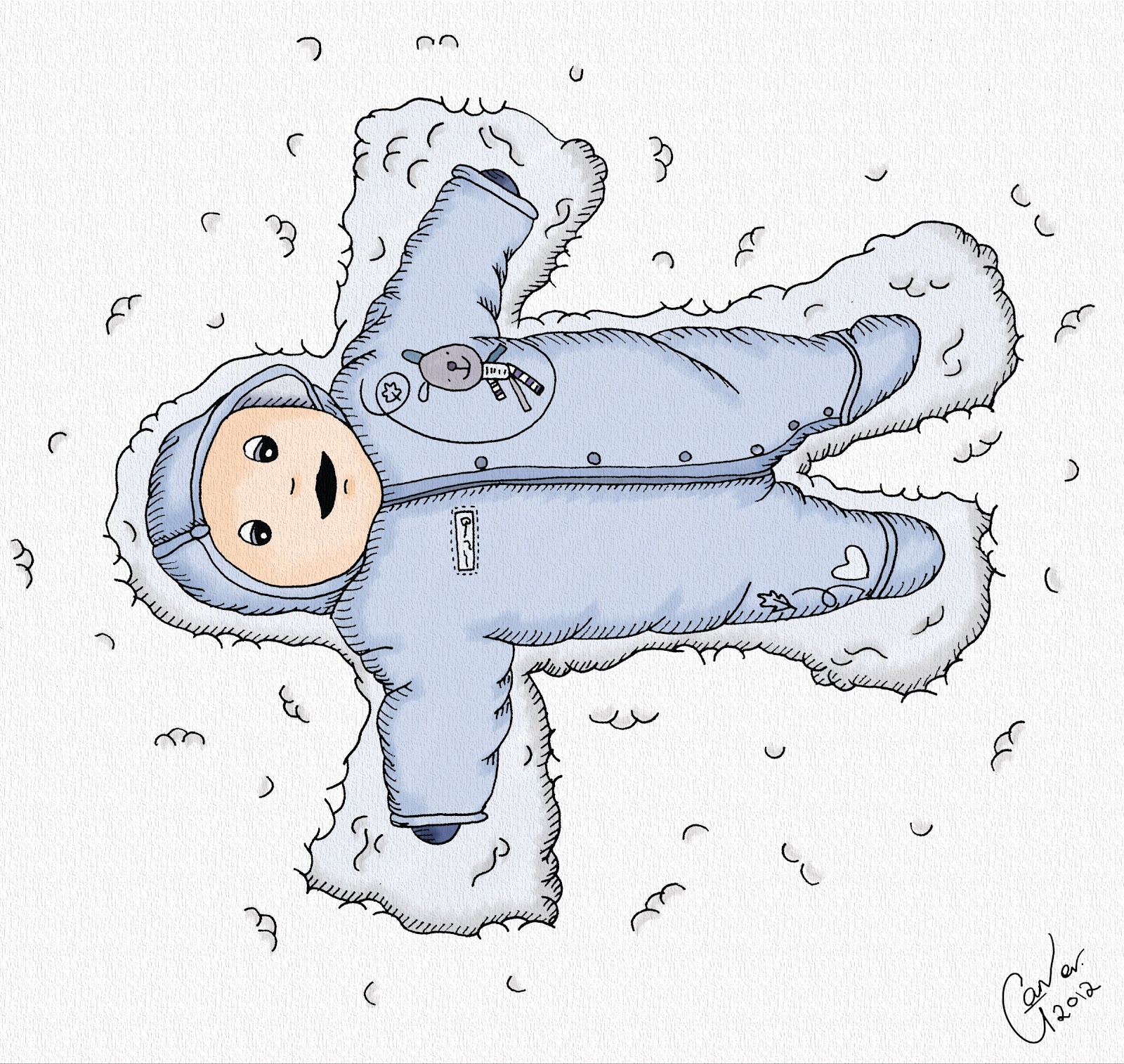 The Illustrated Life of Vincent: Snow Angel