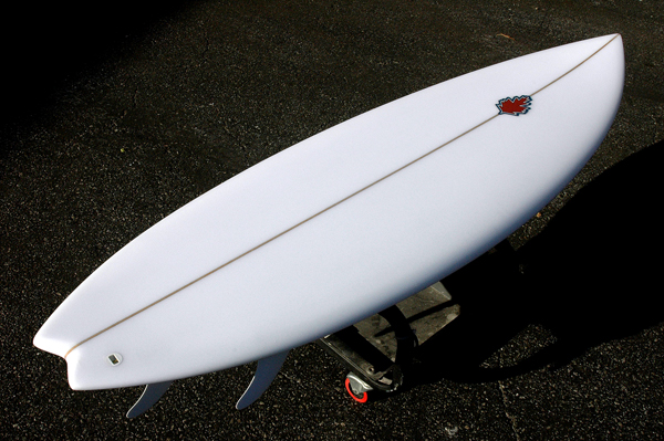 Oak Foils Custom Surfboards: The Curve in a Convertible 5 for Hugh