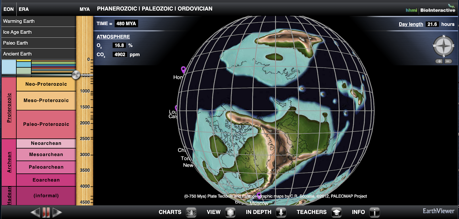 Ancient Earth Visualisation