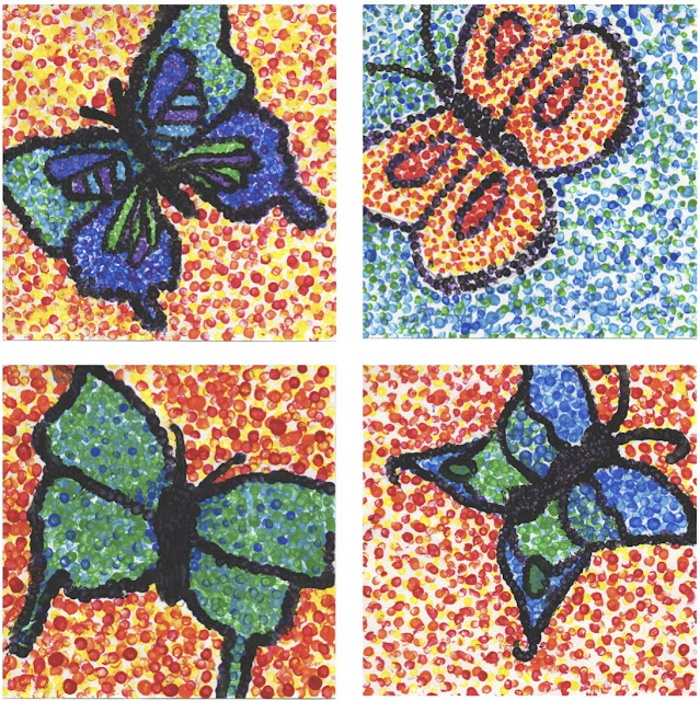 The Rolling Artroom: Butterflies & Pointillism (4-6 Grade)