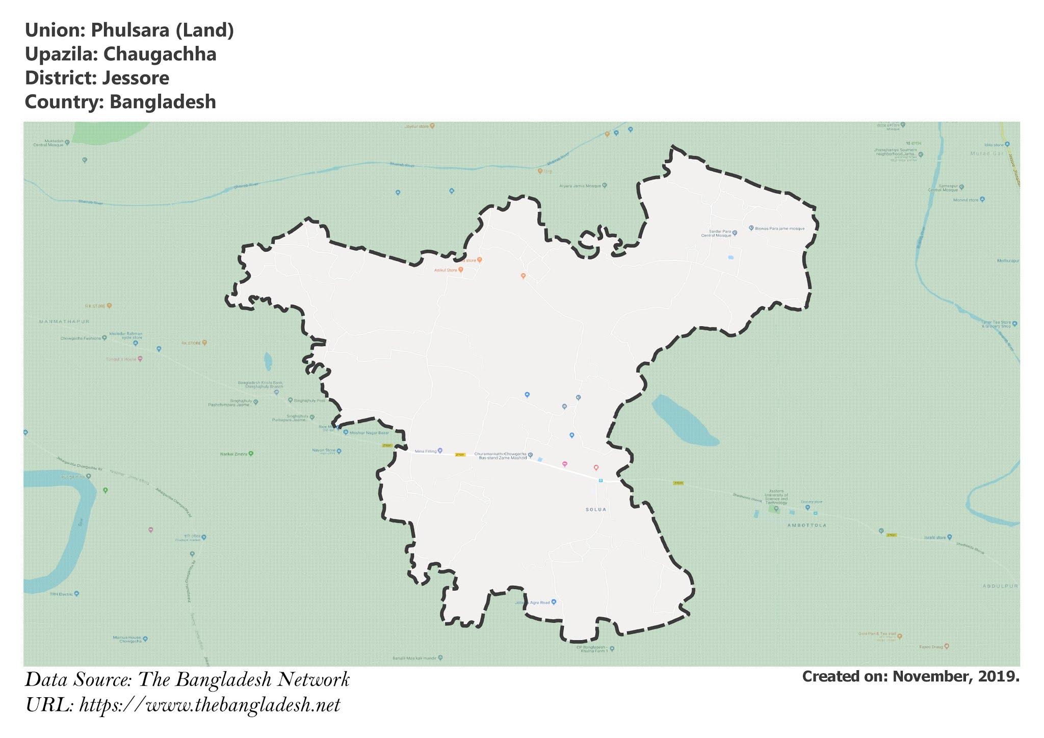 Phulsara Union, Jessore