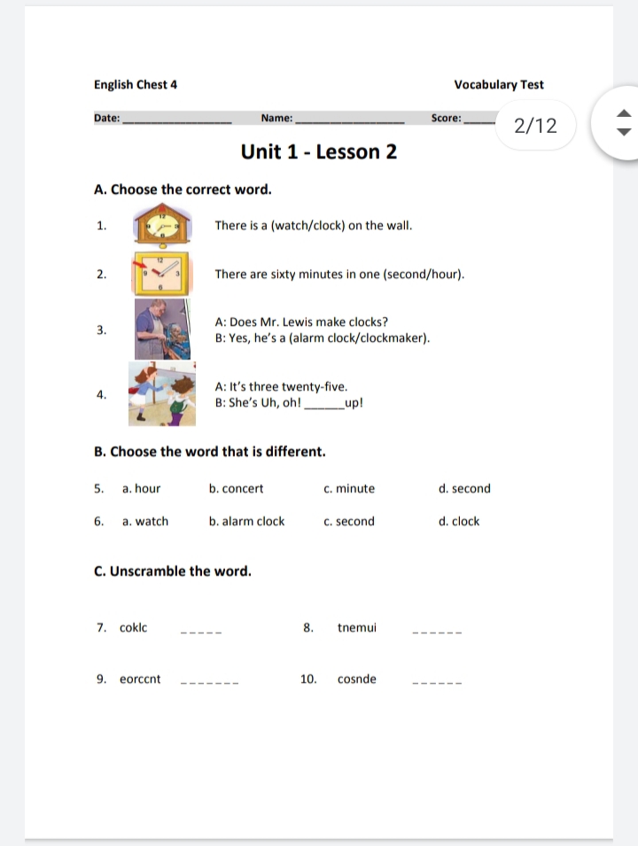 Learning at home Level 4th (Grado 4°)