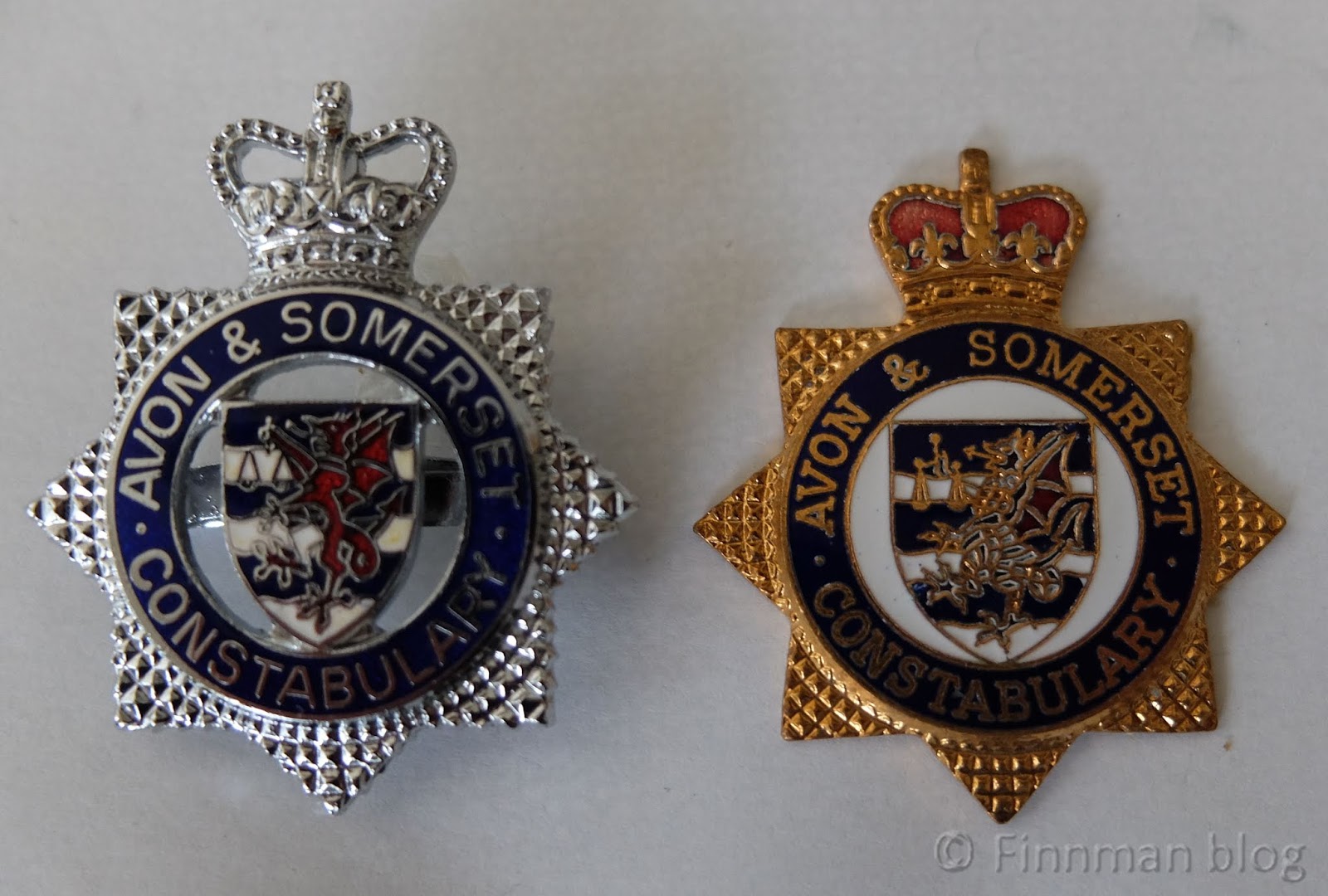Avon & Somerset Constabulary: Other Metal Badges