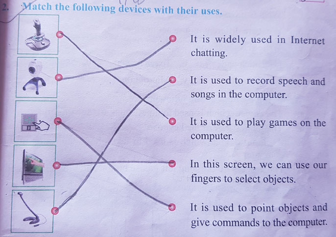 INPUT DEVICES | CHAPTER 3 | Notes | GRADE IV (4) | Dhan Raj's BLOG ...
