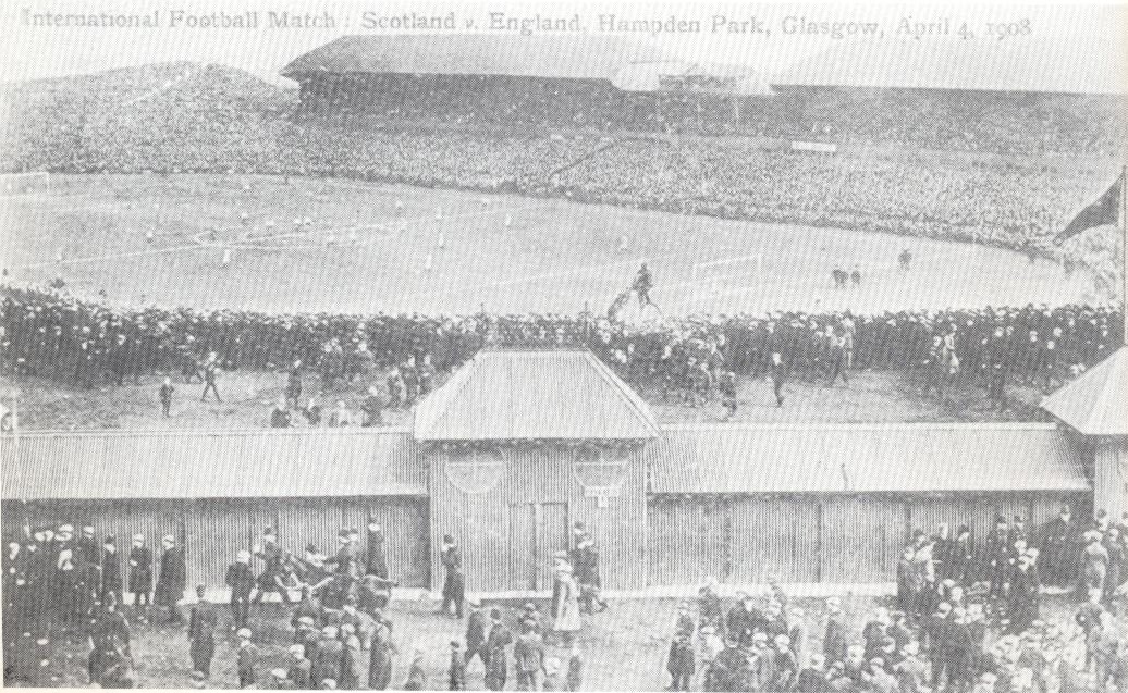 Old Scottish Football: Scotland v England 1908 Hampden