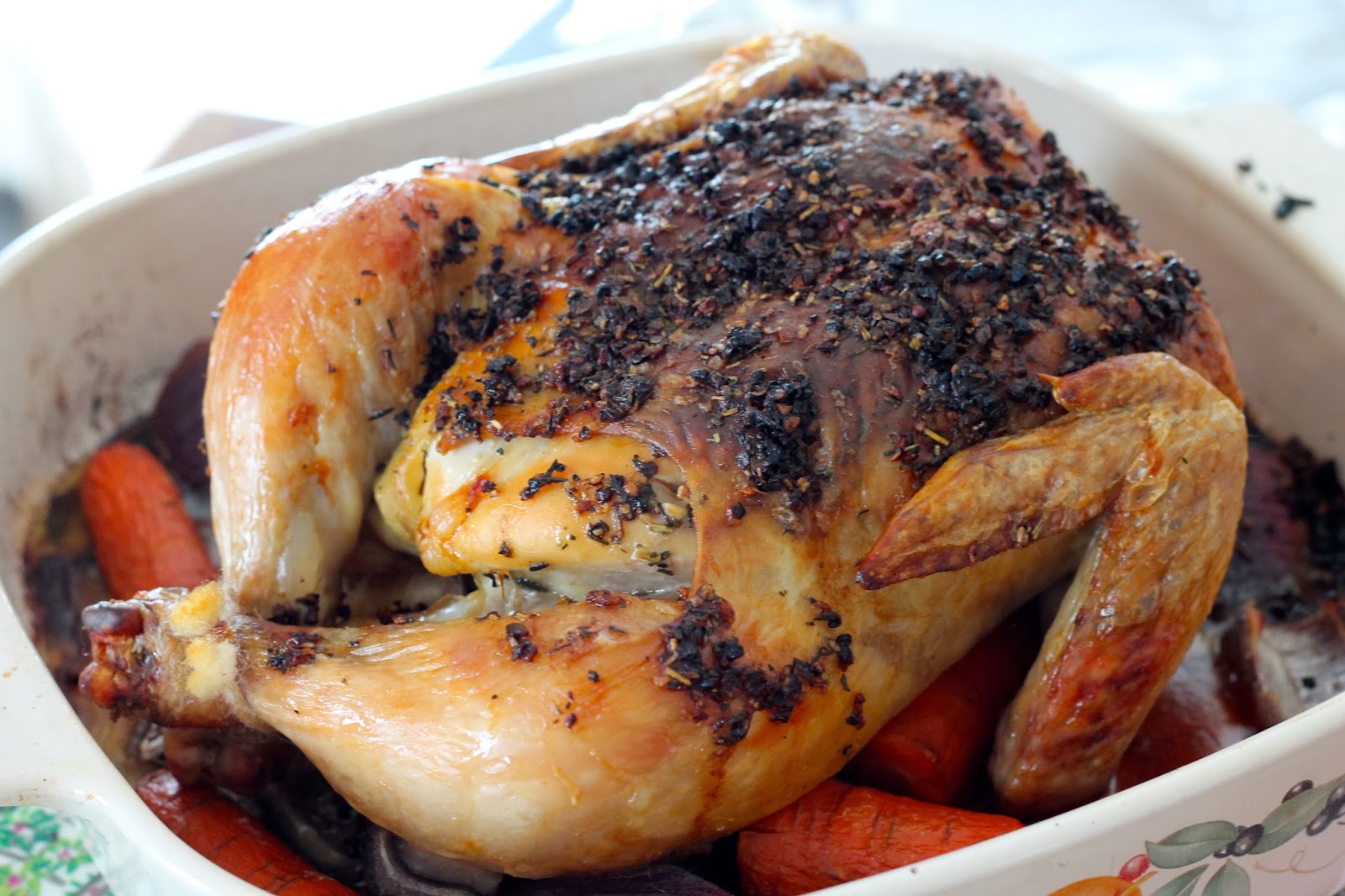 Mrs. Schwartz's Kitchen: Rustic Herb Roasted Chicken
