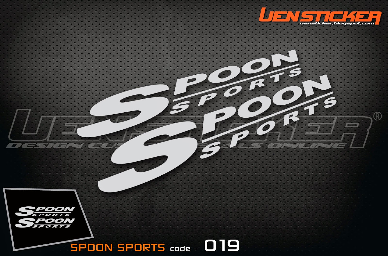 UEN STICKER - Design Custom Decals Online: SPOON SPORTS