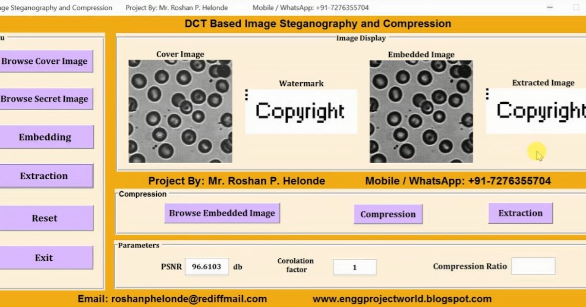 Matlab Code for Image Steganography and Compression Using DCT Technique ... Matlab Code for Image Steganography and Compression Using DCT Technique ...