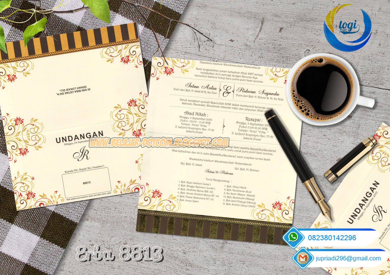 70+ Download Settingan Blanko Undangan ERBA Lengkap Format Cdr Katalog ...