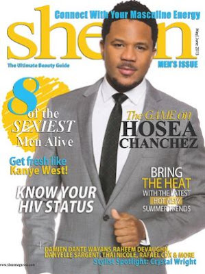 Hosea Chanchez covers Sheen magazine's First Men's Issue - It's ...
