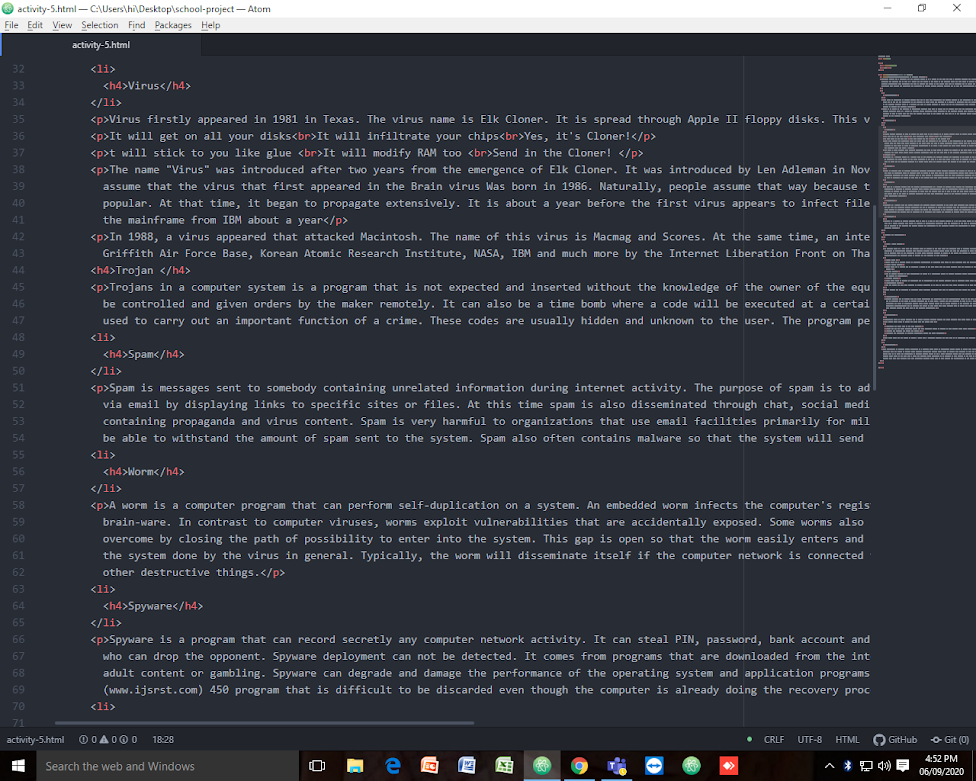 LAB ACTIVITY-5 HTML AND BROWSER VIEW