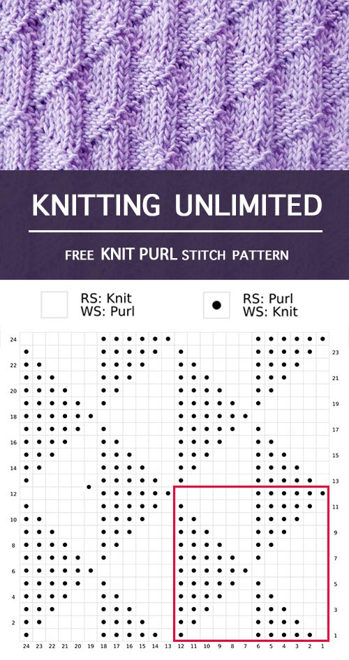 Flying Geese Knit Purl