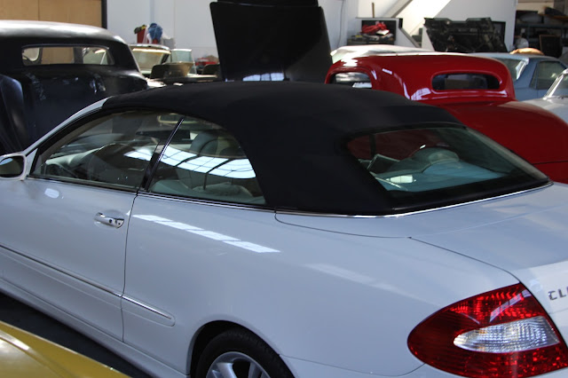 Cooks Upholstery and Classic Restoration: Mercedes CLK Convertible Top ...