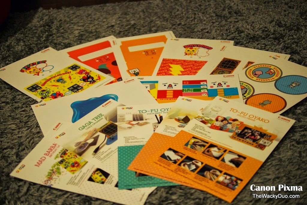 Canon Pixma : Party Crafts for Kids - TheWackyDuo.com - Singapore ...