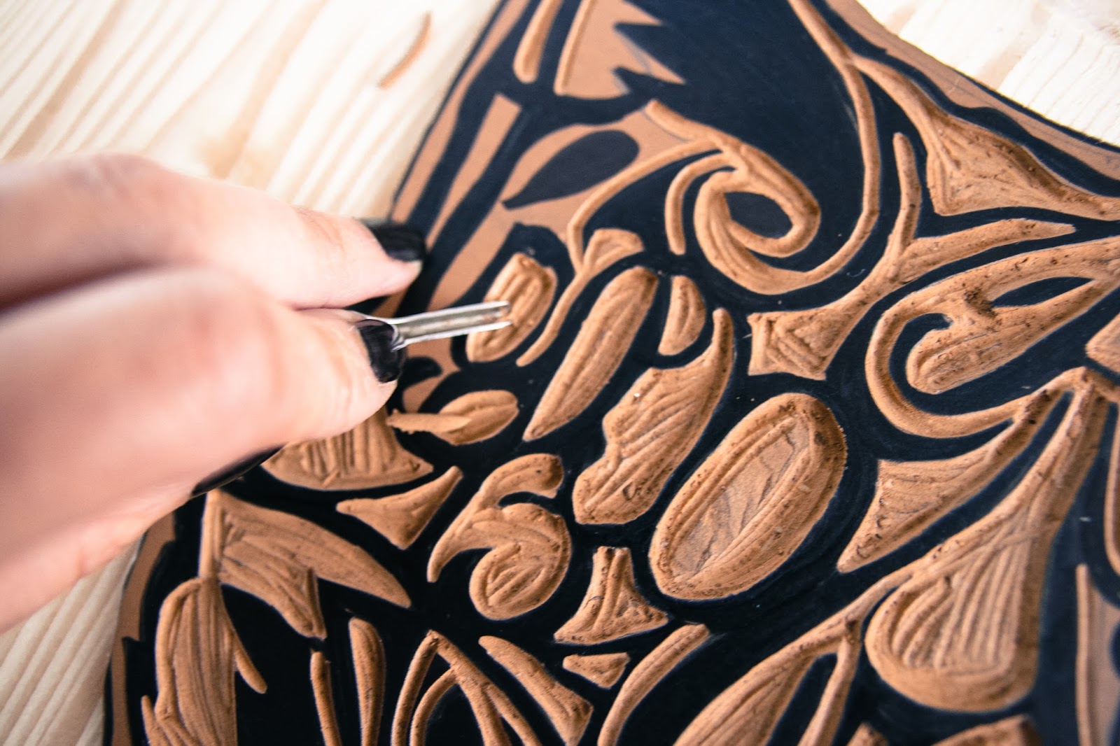 La technique de la linogravure par montnami