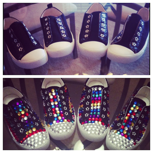 Everybody's Buying Vintage.: KIDDO DIY: FANCY KICKS.