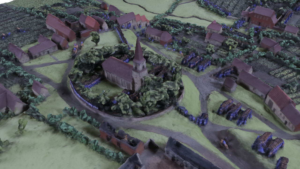 Waterloo in 20mm: Plancenoit - 3D Scan Images courtesy of the National ...