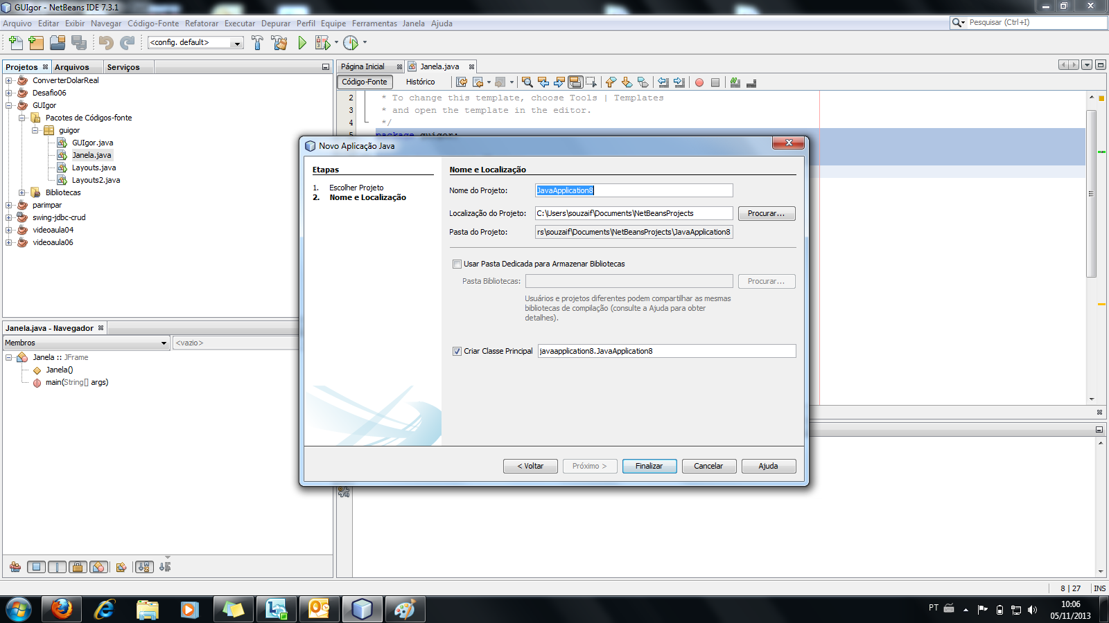 Aula 01 - GUI JAVA - Interface Gráfica em JAVA
