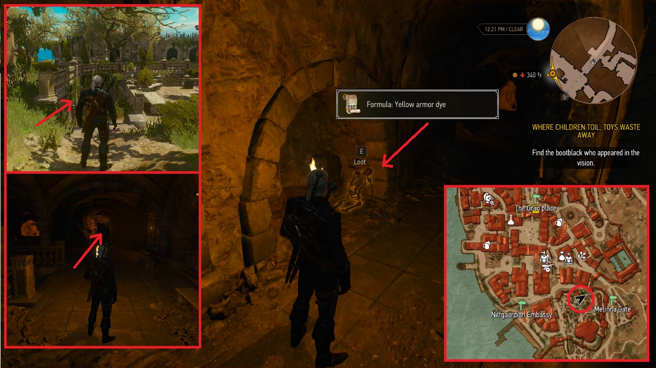 THE WITCHER 3 : ARMOR DYE FORMULA, LOKASI & CARA MENDAPATKANNYA ...